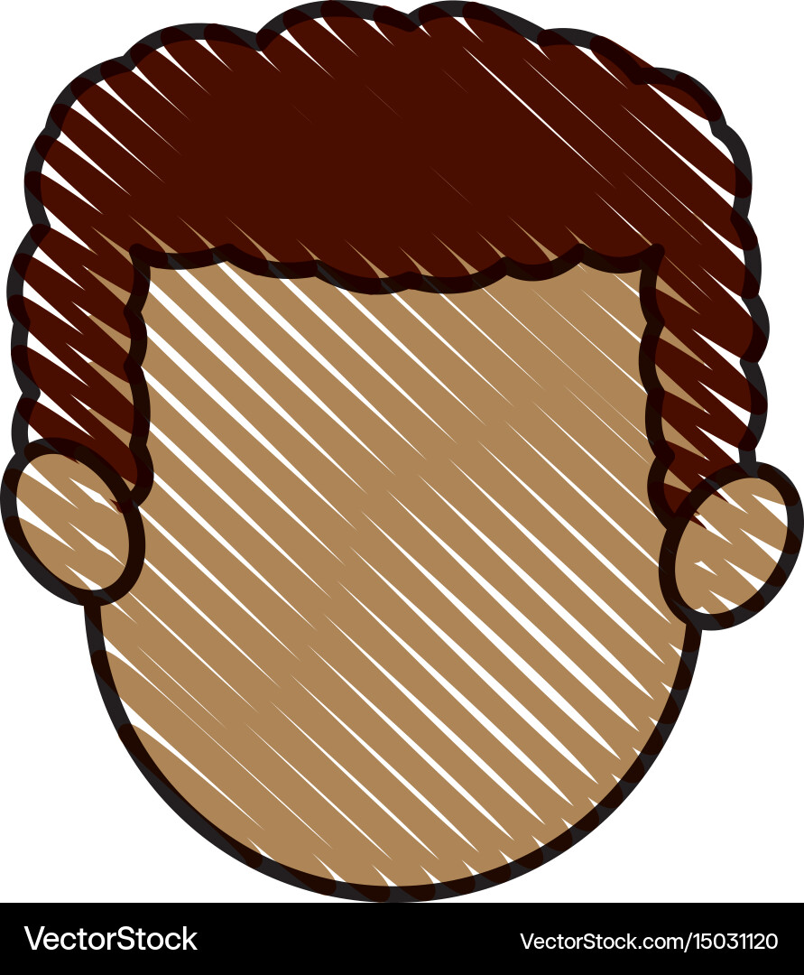 Face head man father male image Royalty Free Vector Image
