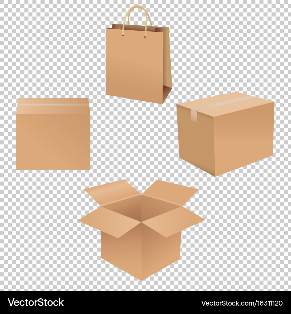 Shipping box Royalty Free Vector Image - VectorStock
