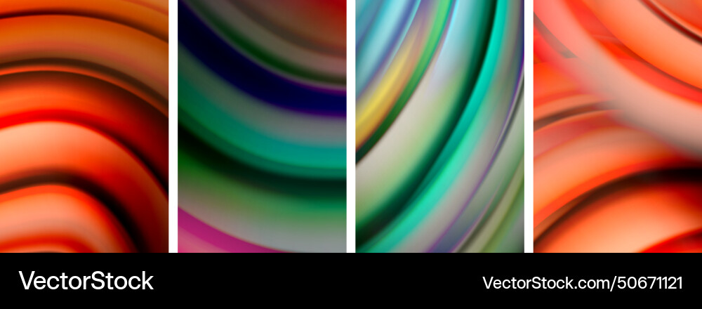 Blurred color line backgrounds Royalty Free Vector Image