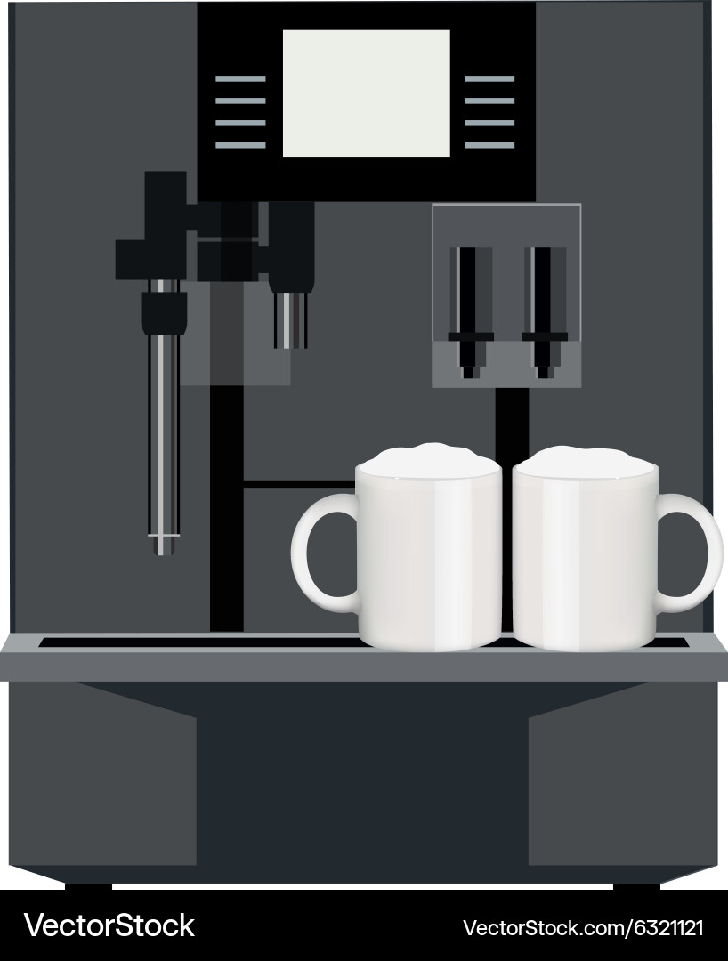 Coffee machine Royalty Free Vector Image - VectorStock