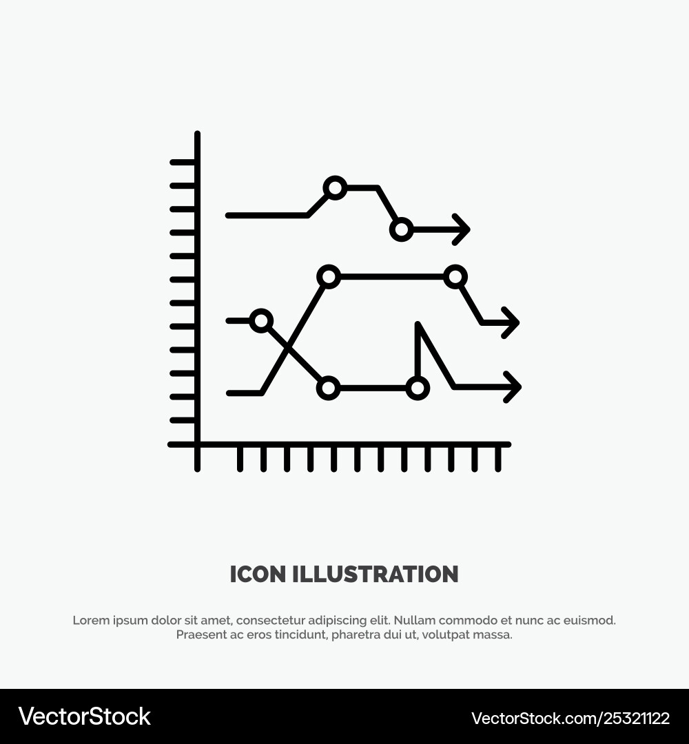 Analytics business chart diagram graph trends Vector Image Analytics business chart diagram graph trends Vector Image