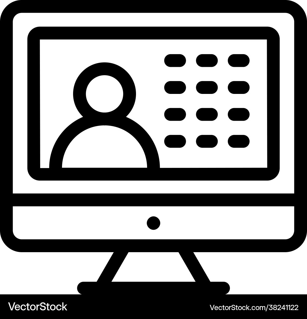 Employee panel Royalty Free Vector Image - VectorStock
