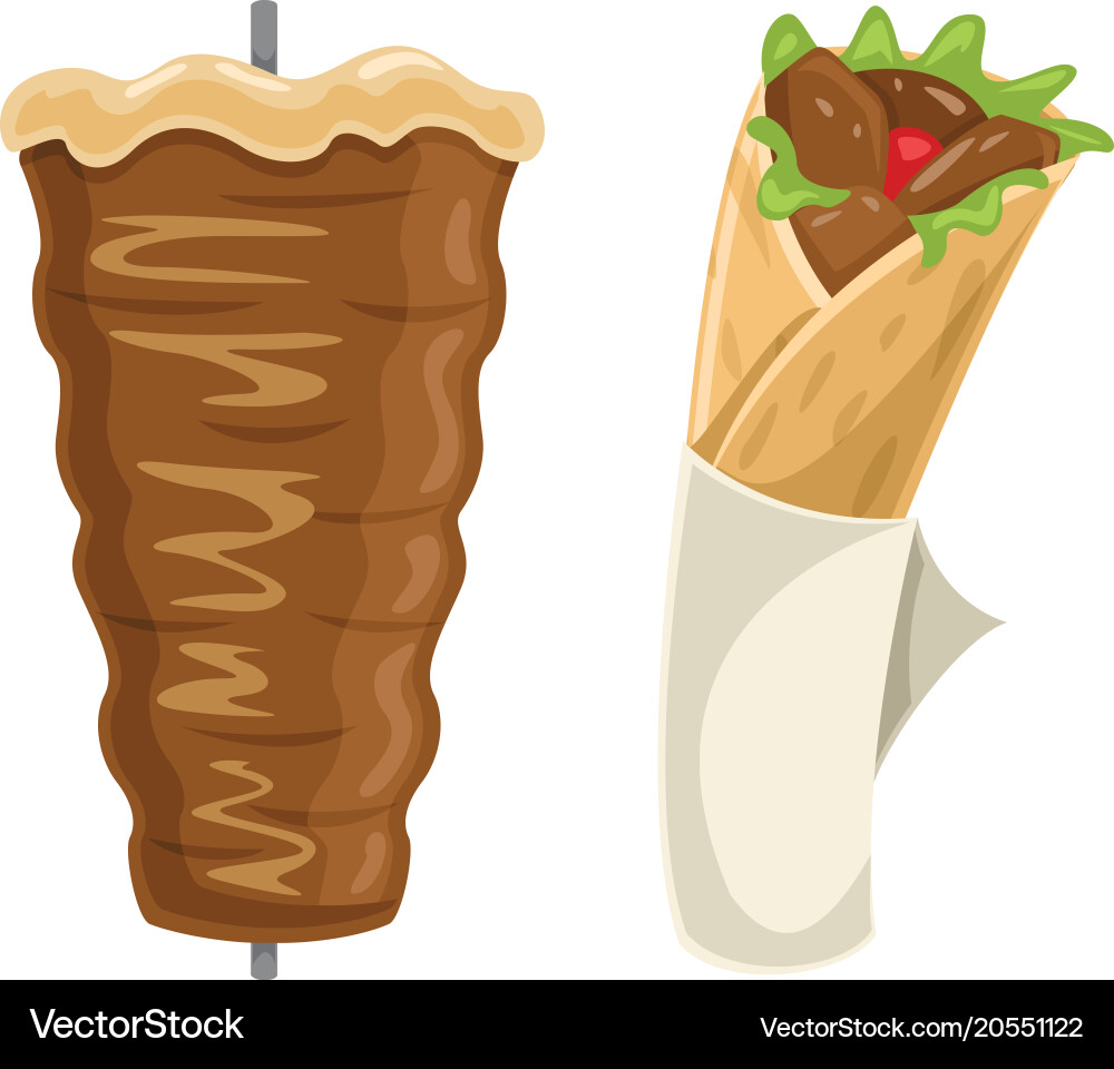 Kebab Royalty Free Vector Image - VectorStock