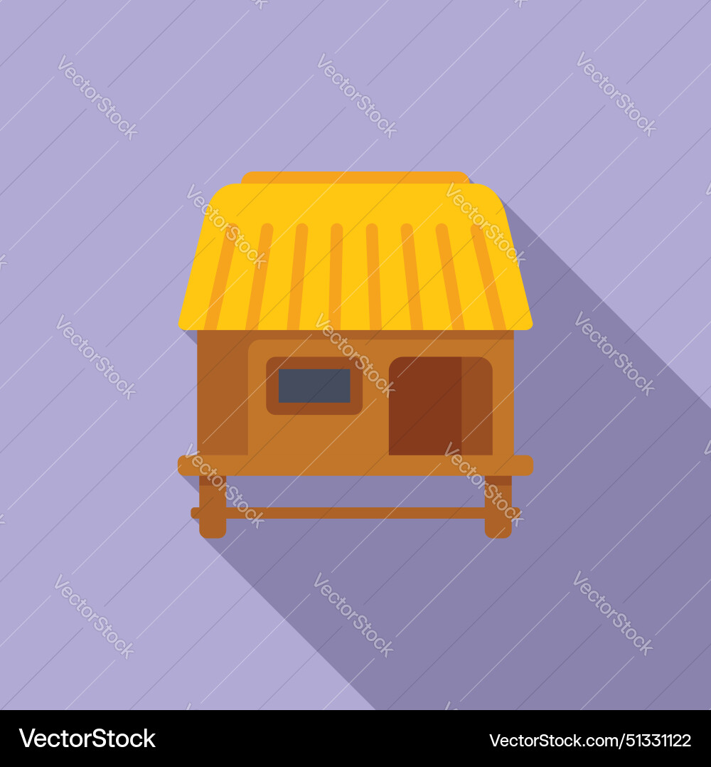 Vibrant flat designed Royalty Free Vector Image