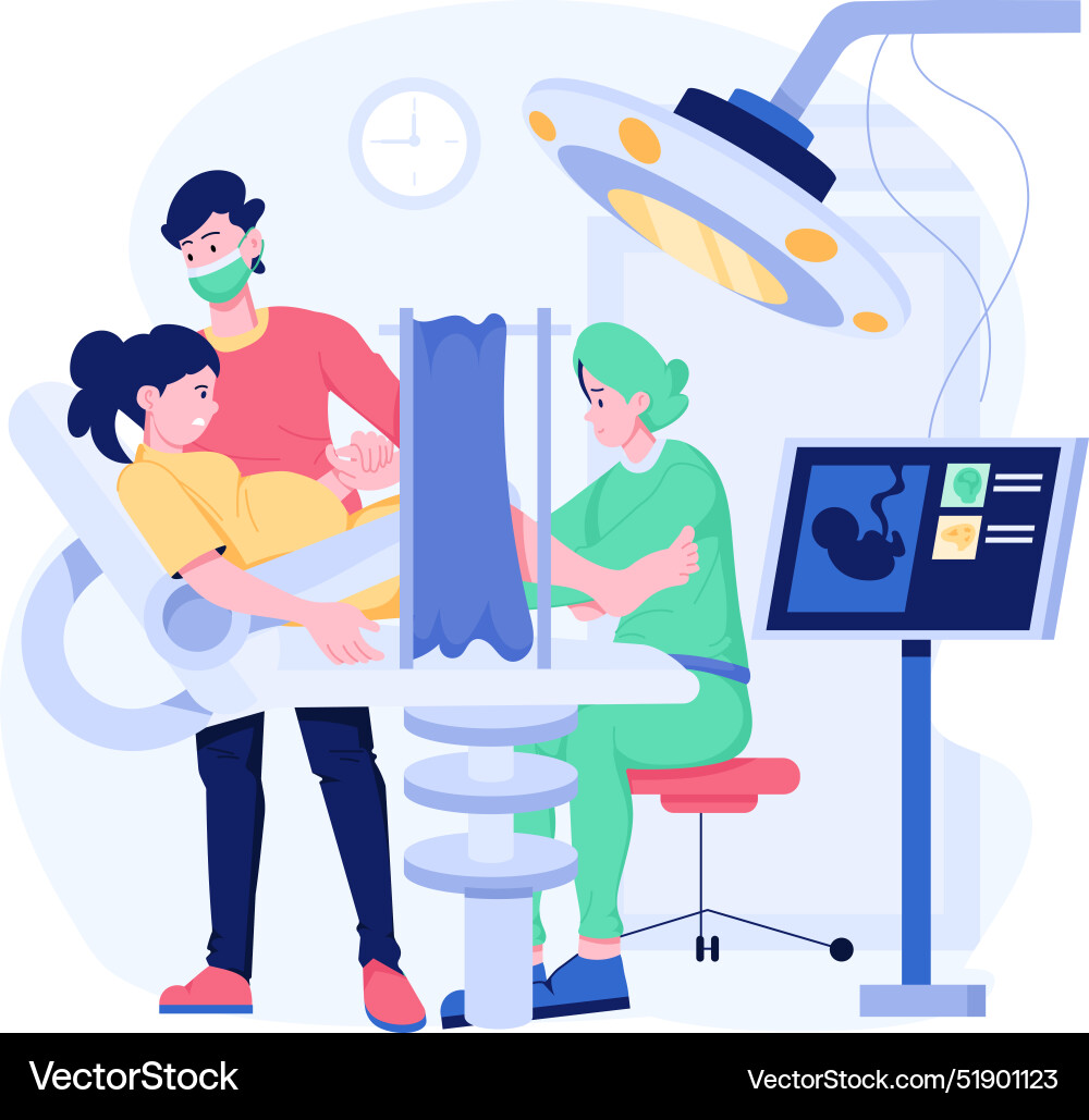 Childbirth Royalty Free Vector Image - VectorStock