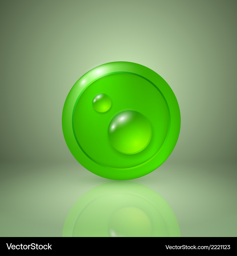 Drop of dew Royalty Free Vector Image - VectorStock