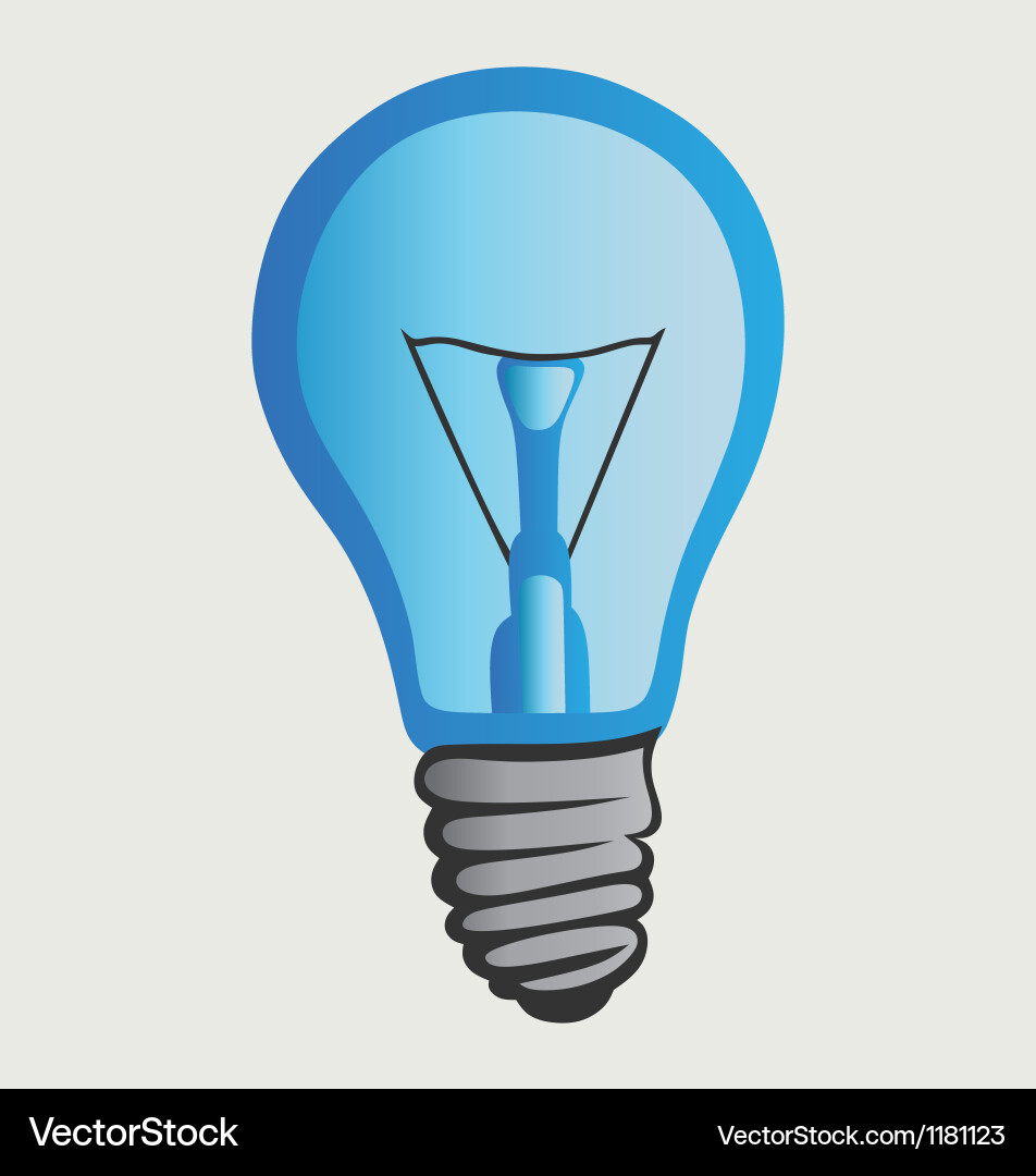 Light bulb Royalty Free Vector Image - VectorStock