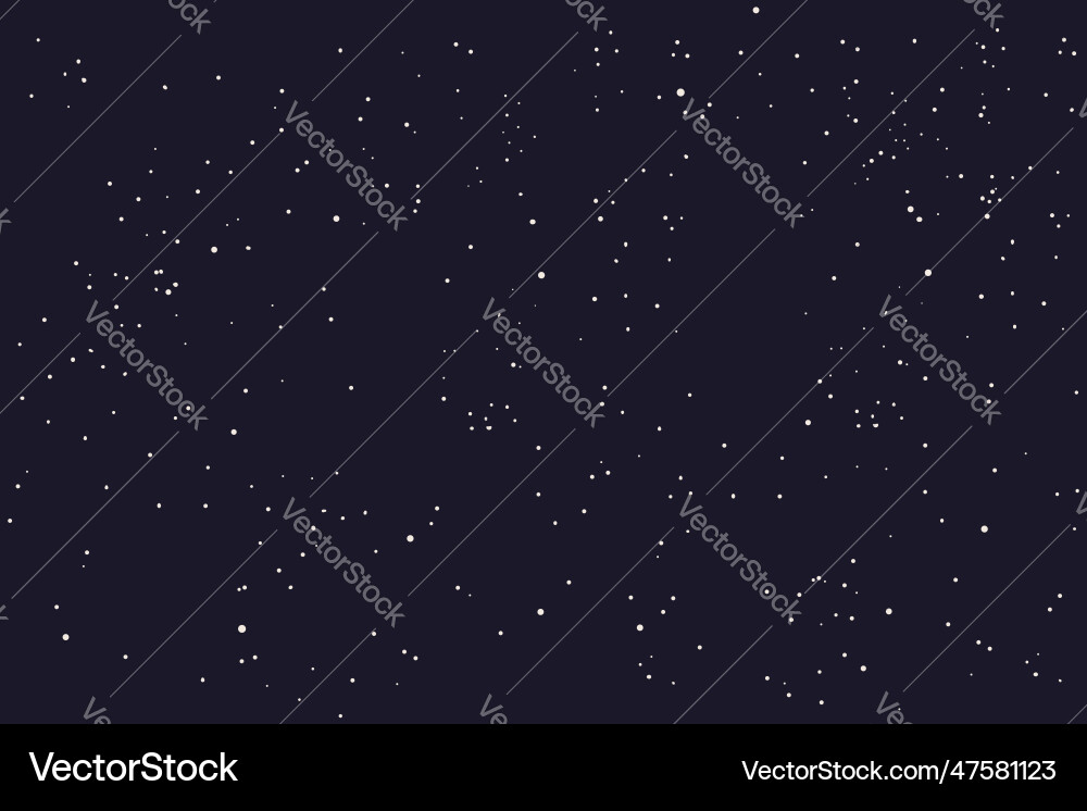 Starry sky stars space background texture Vector Image