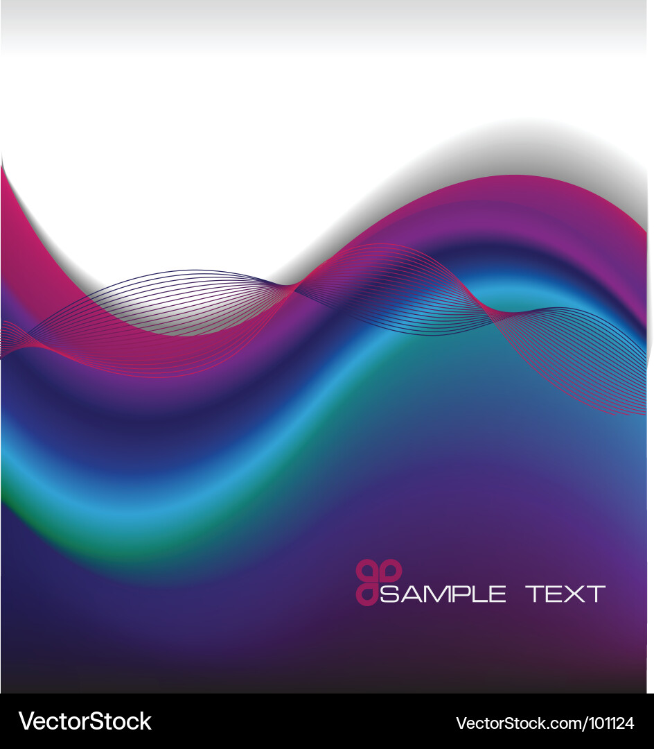 Colorful Abstract Swirl Background Royalty Free Vector Image