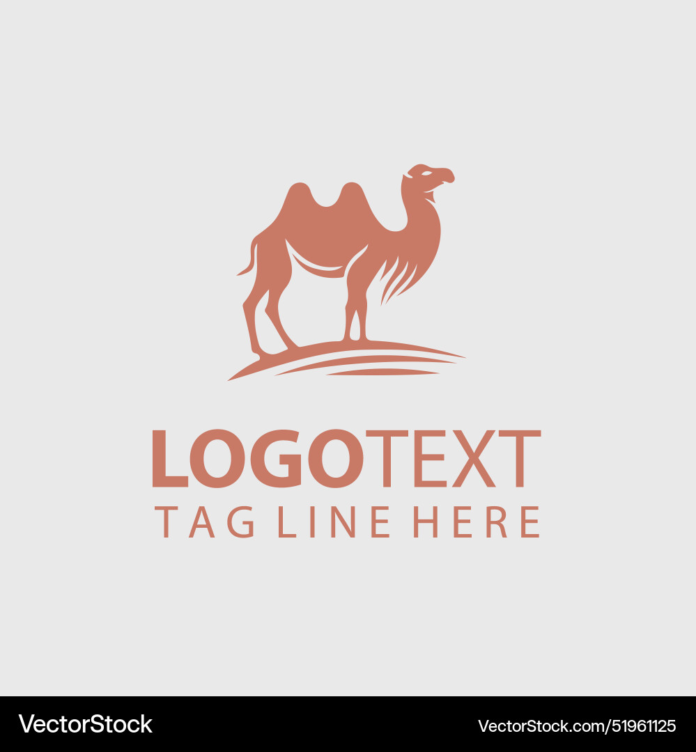 Camel logo Royalty Free Vector Image - VectorStock