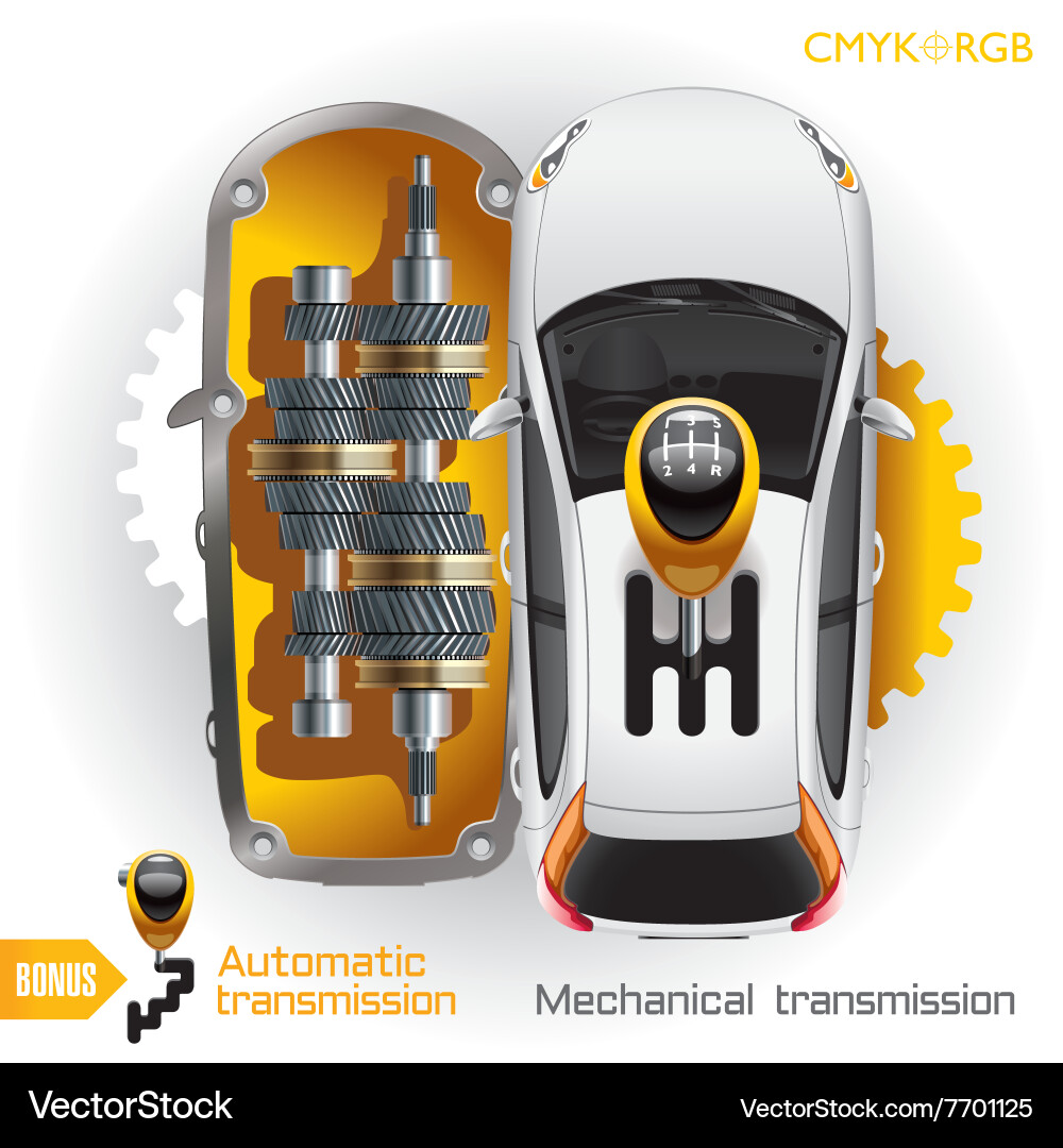 Car transmission Royalty Free Vector Image - VectorStock