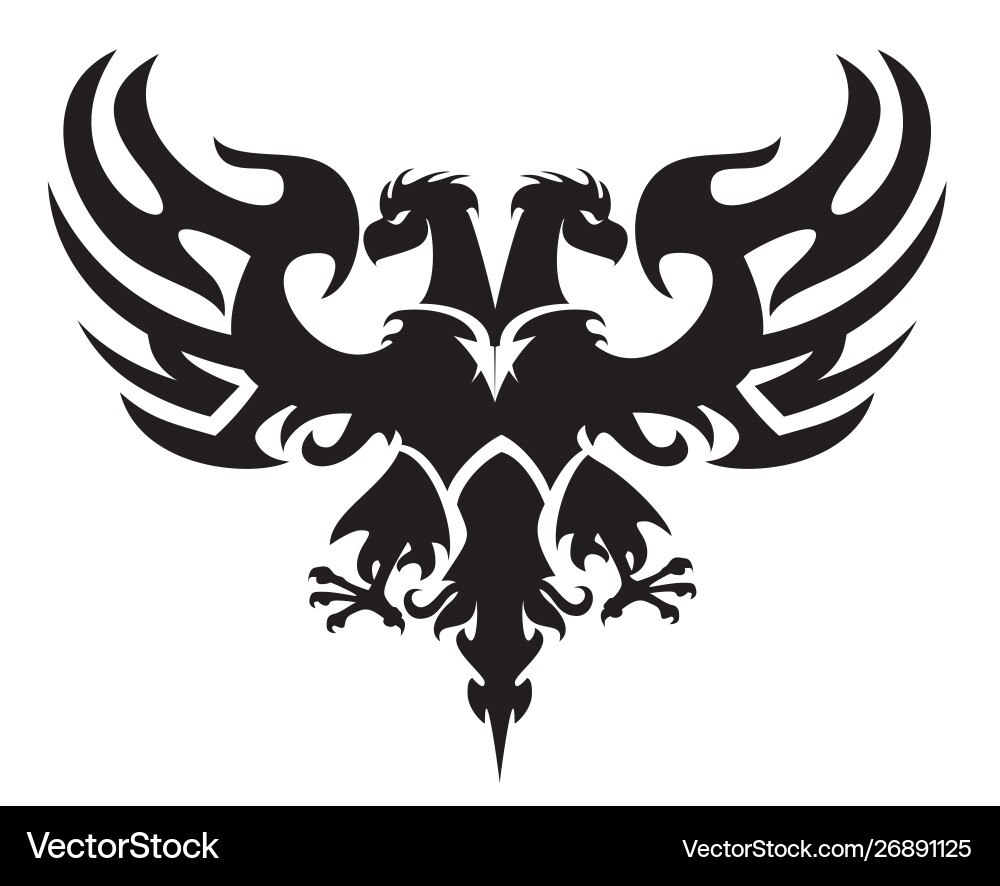 Double-headed eagle Royalty Free Vector Image - VectorStock