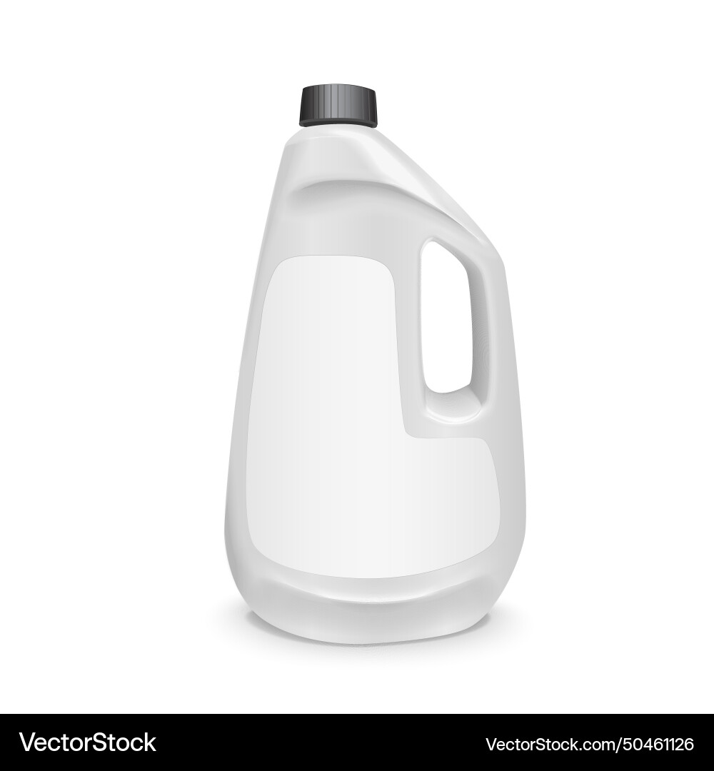 Blank laundry detergent bottle Royalty Free Vector Image