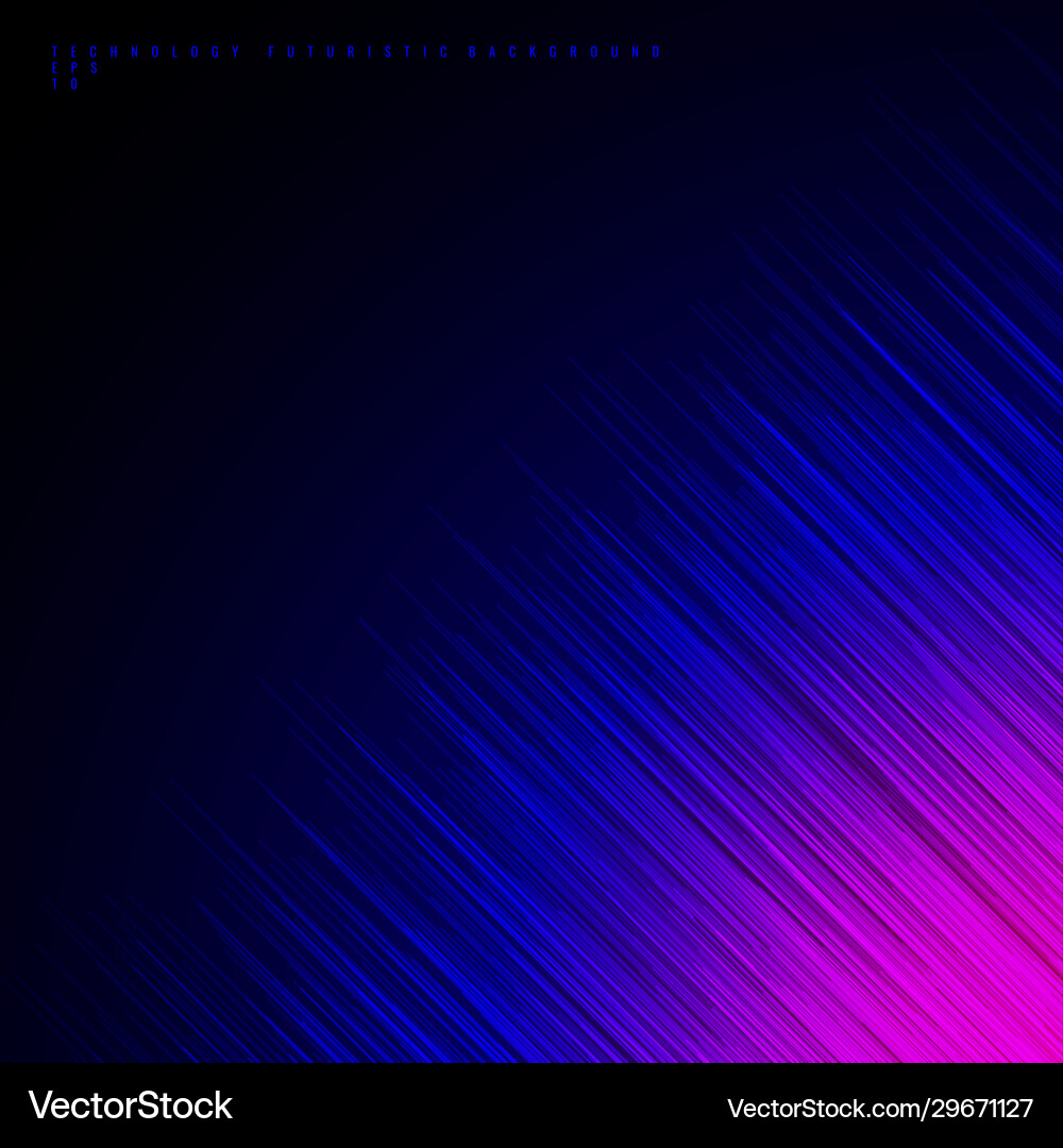 Abstract Diagonal Lines - Blue & Pink Vector Image
