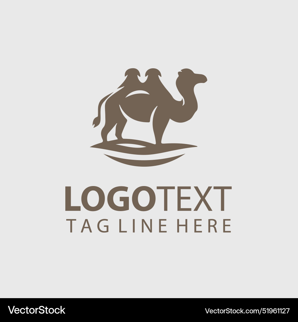 Camel logo Royalty Free Vector Image - VectorStock
