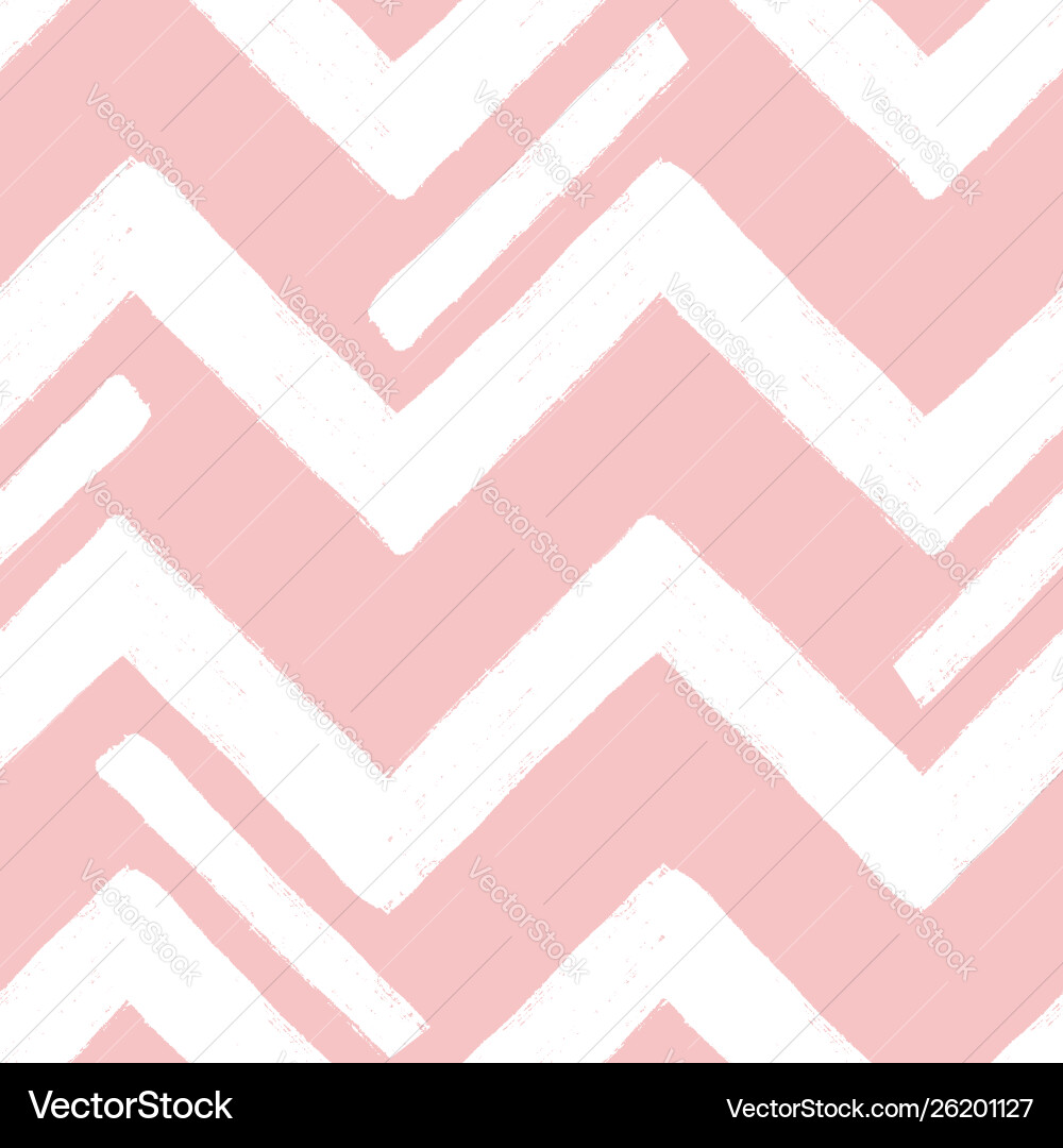 Hand Drawn Zigzag Pattern Royalty Free Vector Image
