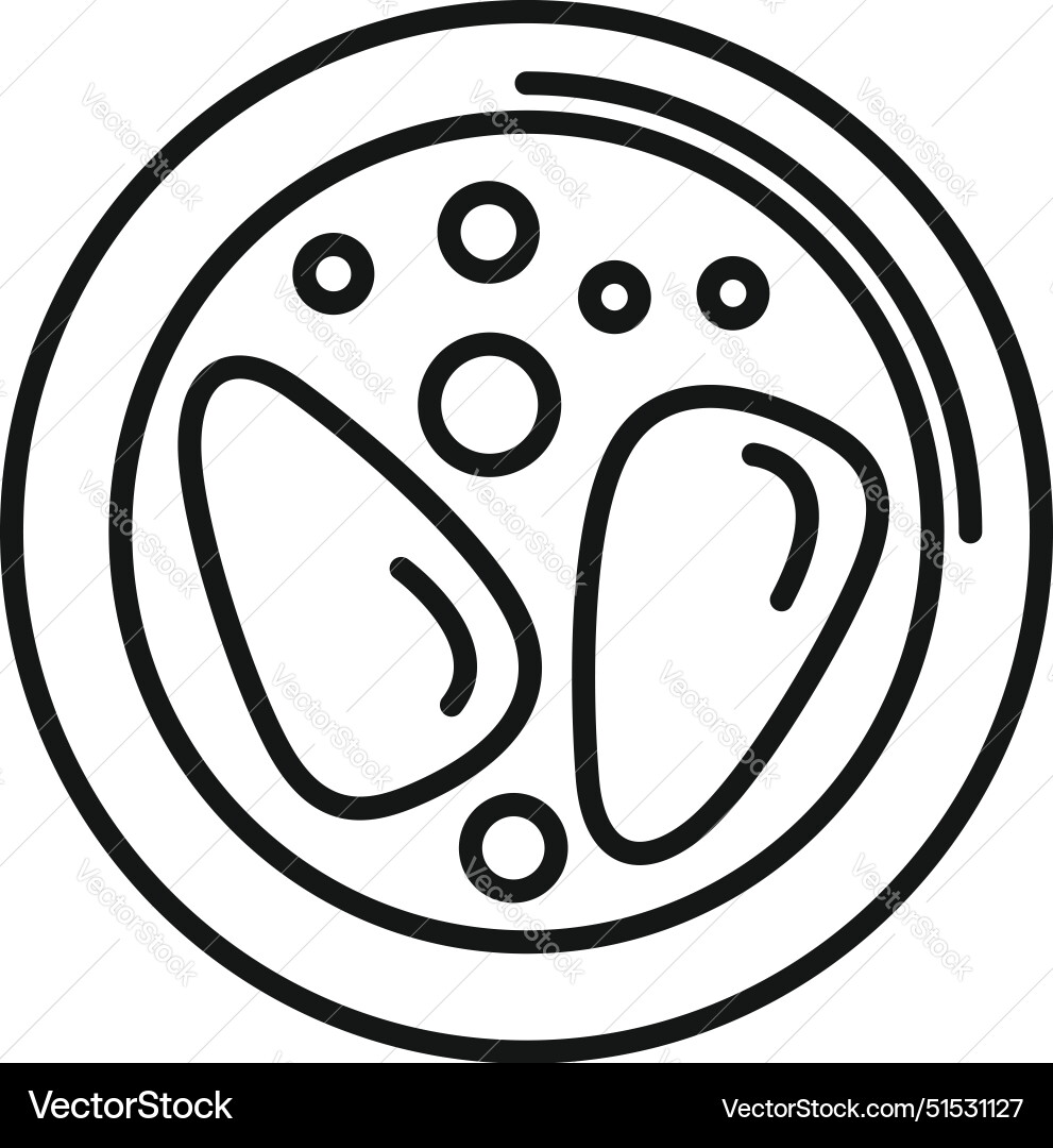 Healthy food plate icon representing balanced diet