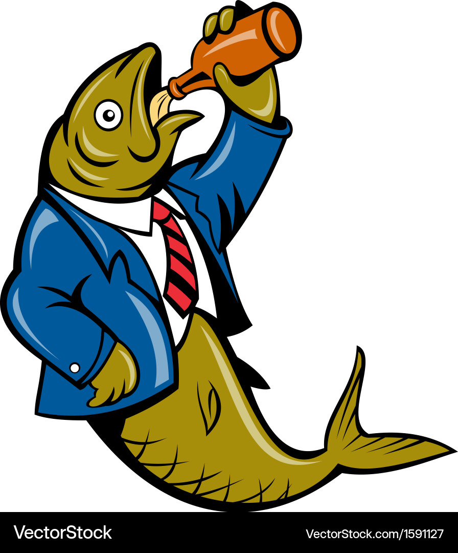 Fish Drinking Beer Vector Images (over 3,600)