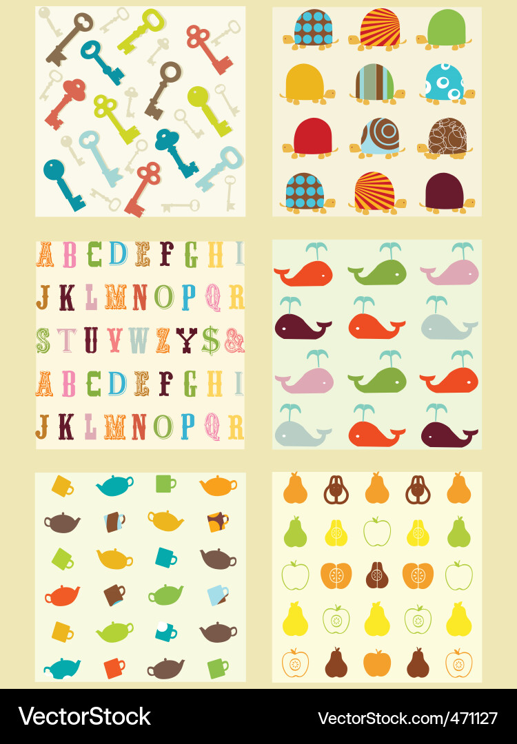 Patterns Royalty Free Vector Image - VectorStock