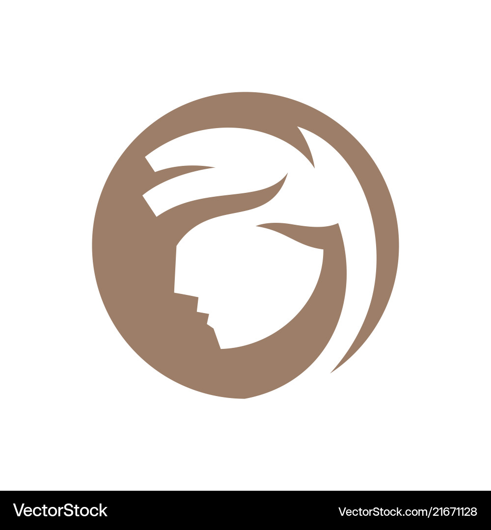 Antique lady sign Royalty Free Vector Image - VectorStock