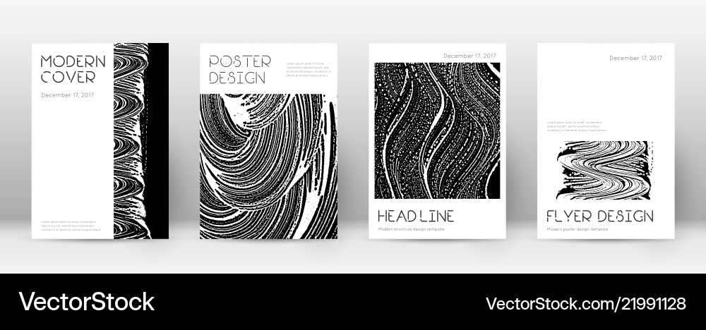 Cover page design template minimal brochure Vector Image