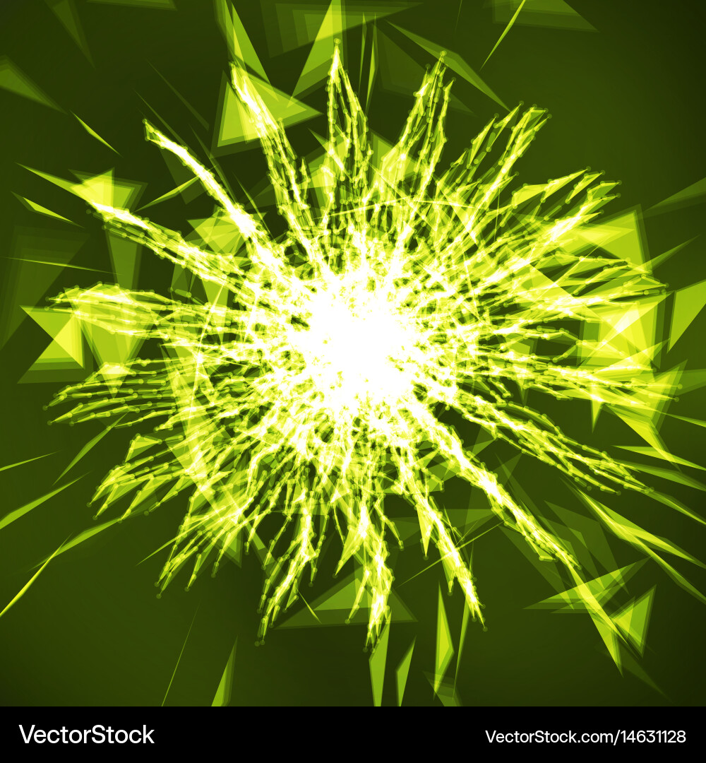 Flying debris 3d science Royalty Free Vector Image