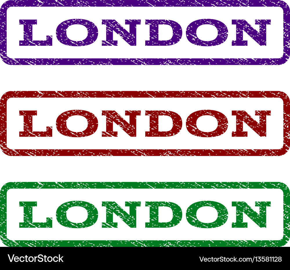 London watermark stamp Royalty Free Vector Image