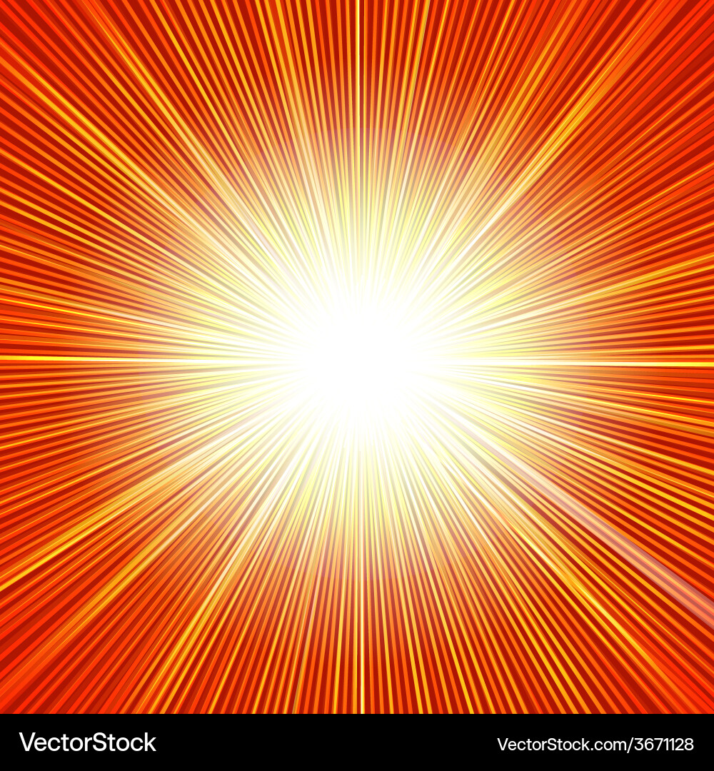 Shiny sun Royalty Free Vector Image - VectorStock
