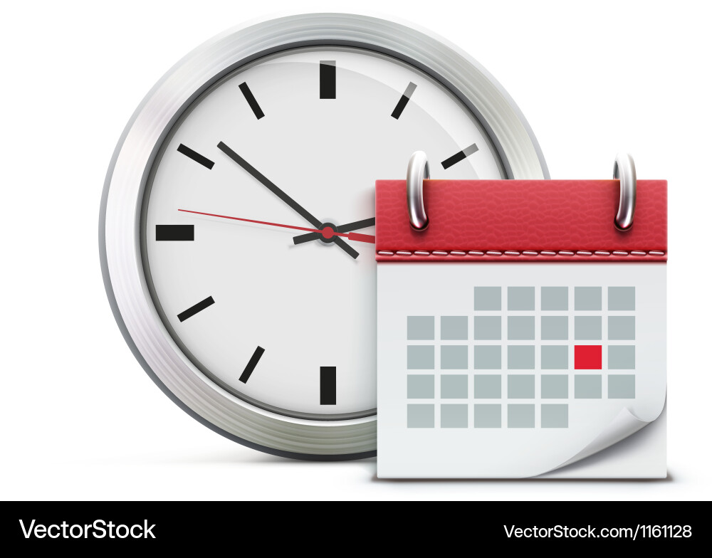 Timing concept Royalty Free Vector Image - VectorStock