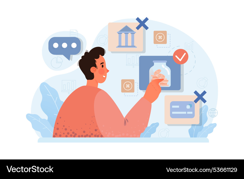 Reactionary or retrograde conservatism Royalty Free Vector