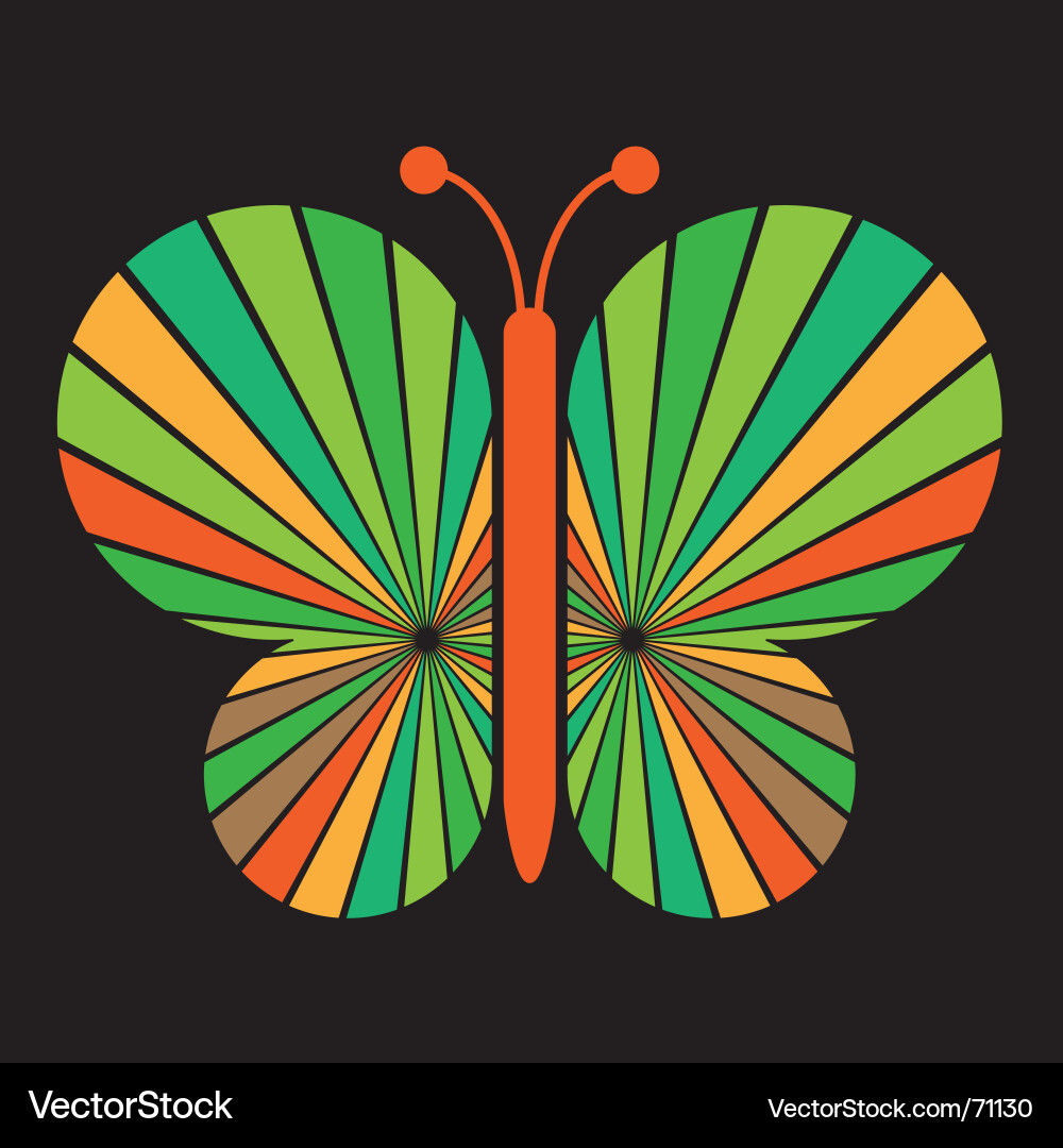 Butterfly Royalty Free Vector Image - VectorStock