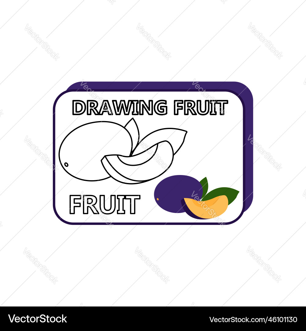 Figs educational developing game for preschoolers Vector Image