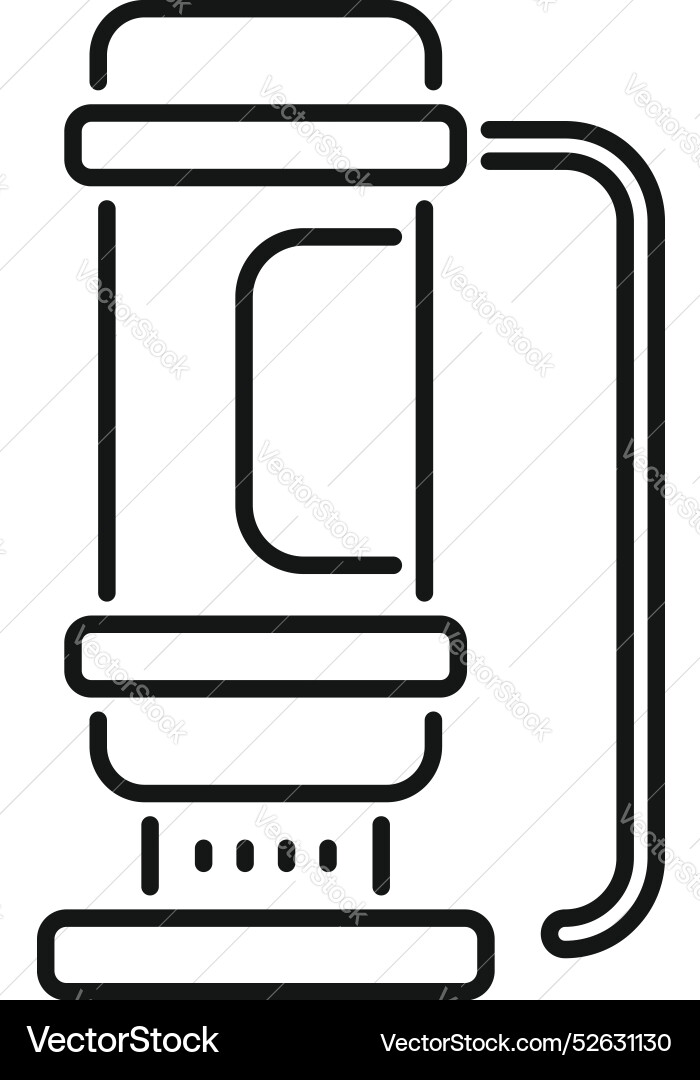 Water well pump delivering clean Royalty Free Vector Image