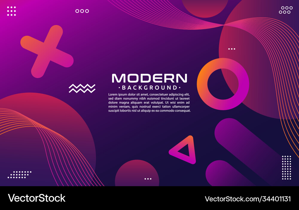 Abstract purple background with geometric shape Vector Image