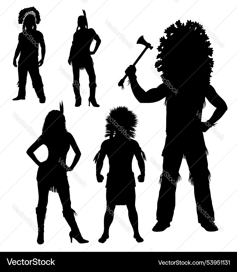 Apache Indian Silhouette