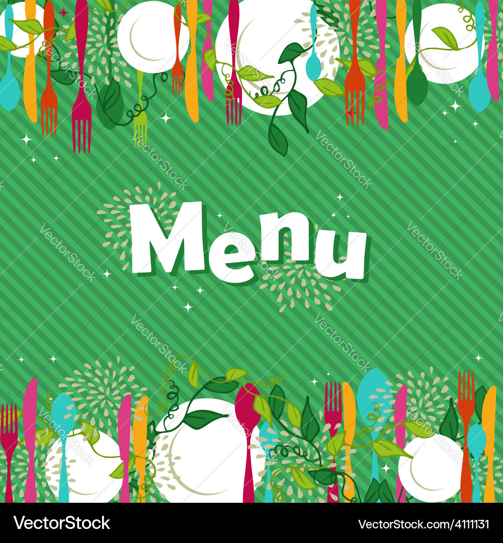 Food Menu & Restaurant Background Royalty Free Vector