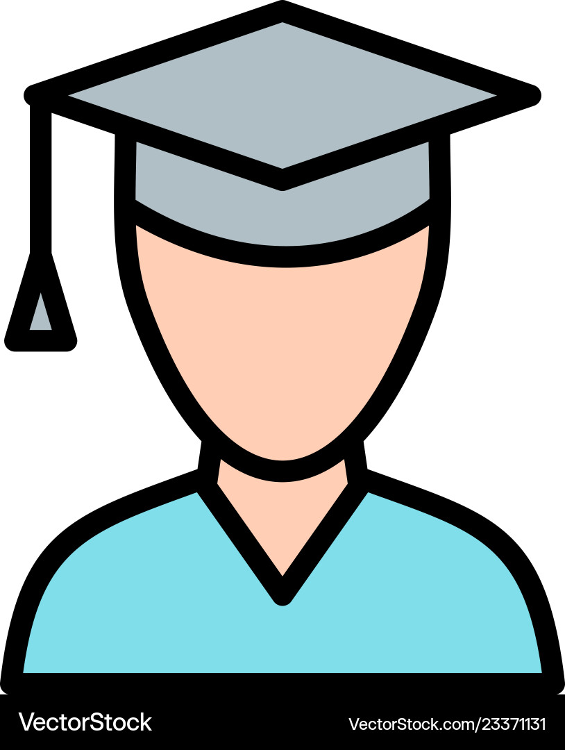 Male student icon Royalty Free Vector Image - VectorStock