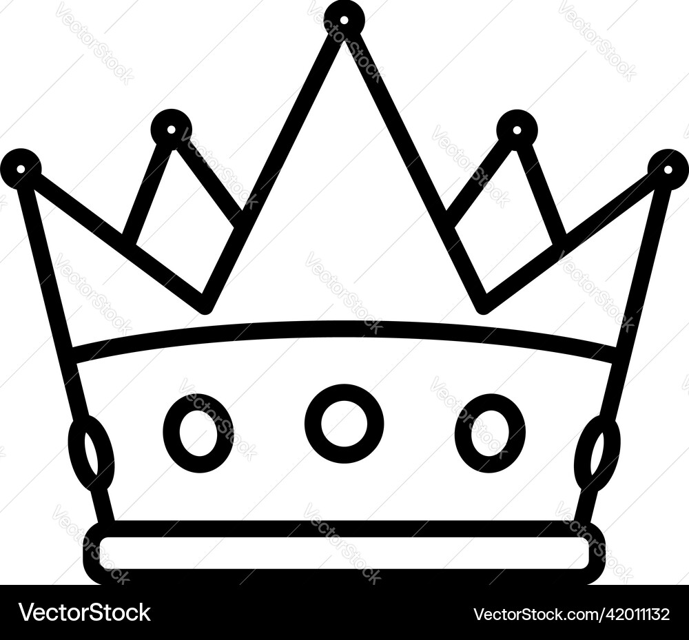 Party crown icon Royalty Free Vector Image - VectorStock