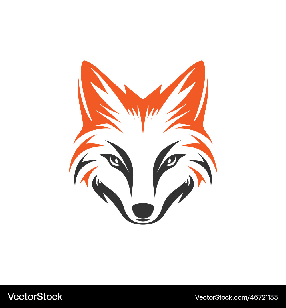 Abstract Fox Logo Monoline Fox Logo