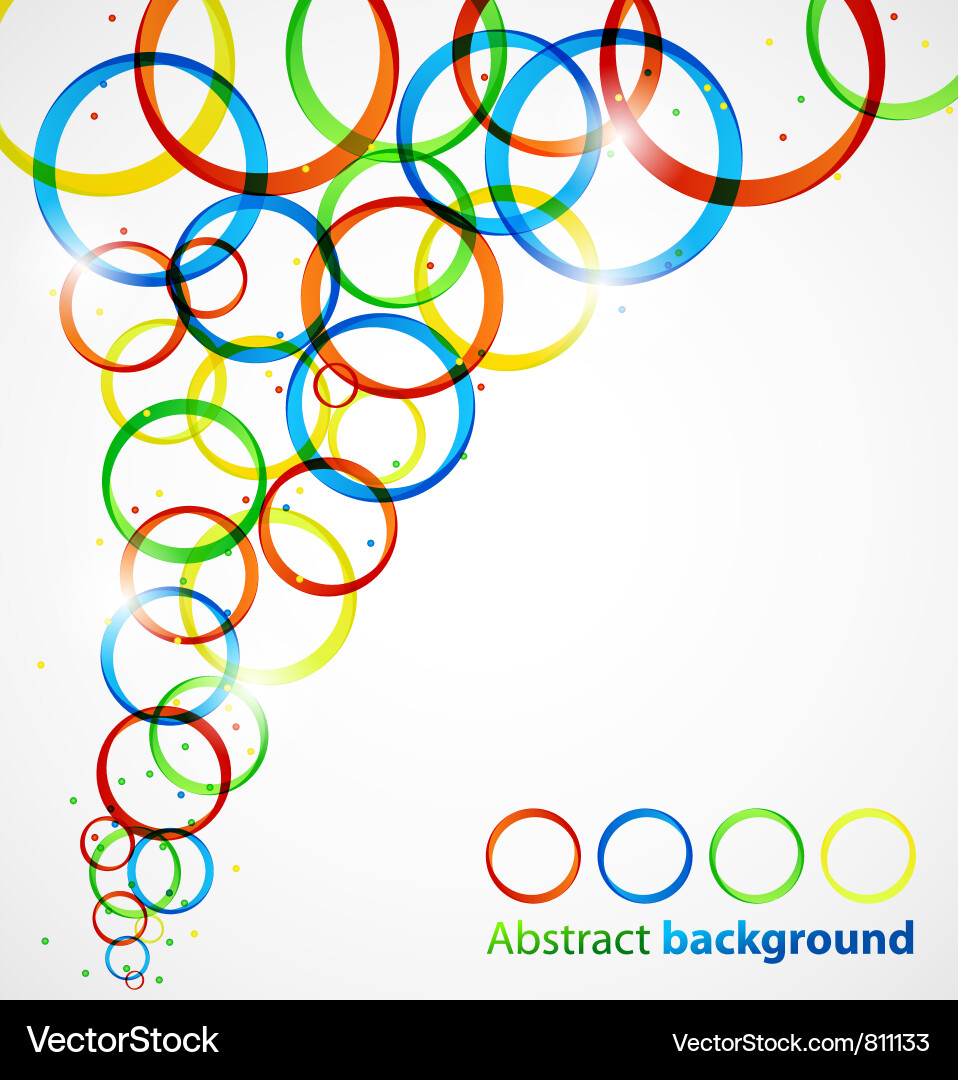 Abstract circle background Royalty Free Vector Image