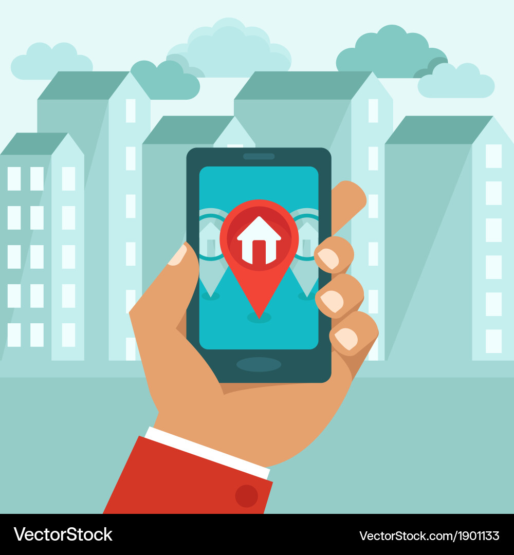 House search Royalty Free Vector Image - VectorStock