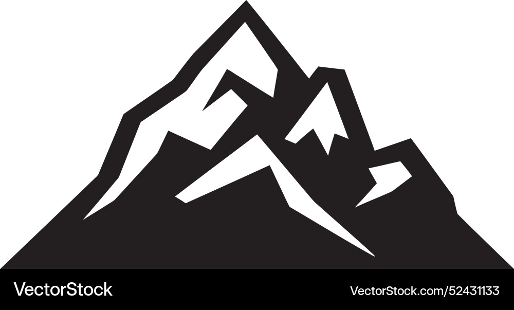 Nightfall summit Royalty Free Vector Image - VectorStock