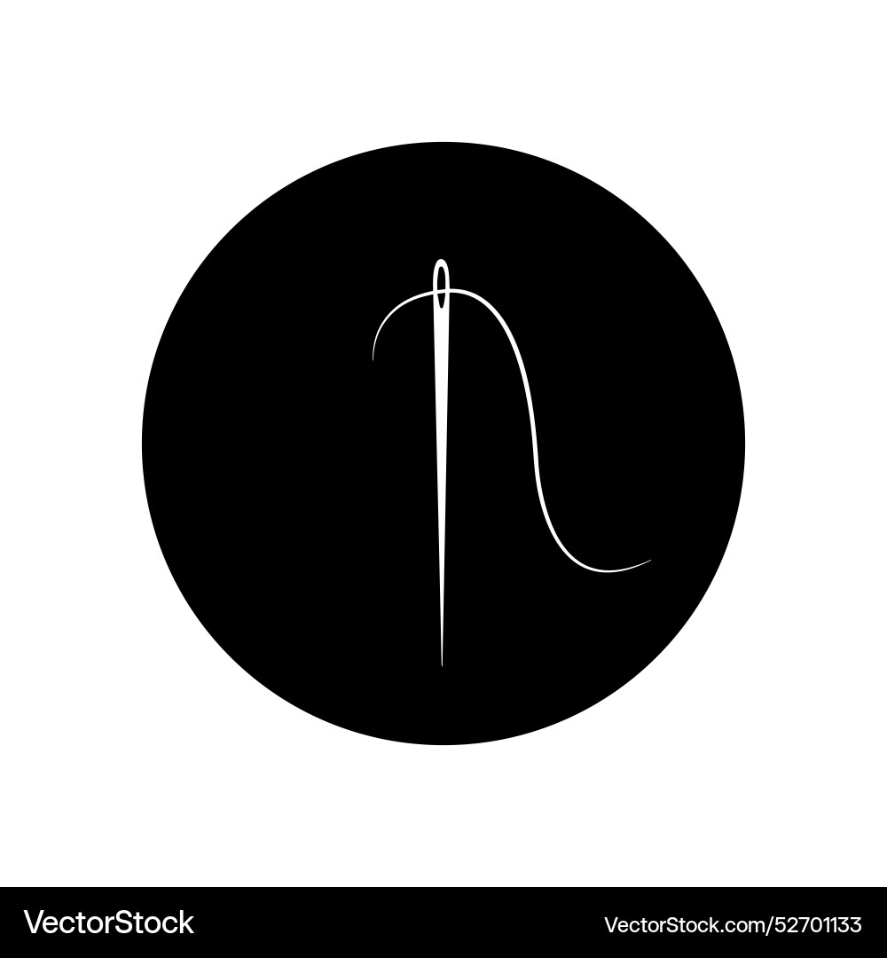 Sewing needle icon Royalty Free Vector Image - VectorStock
