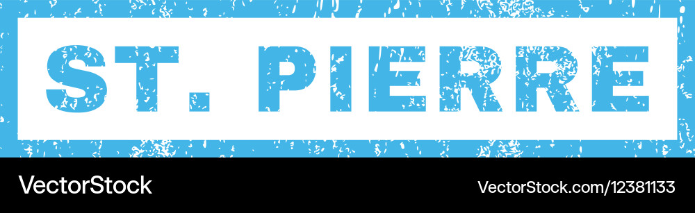 Stpierre rubber stamp Royalty Free Vector Image