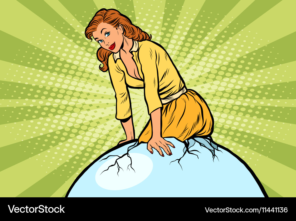 Beautiful girl hatch from eggs Royalty Free Vector Image