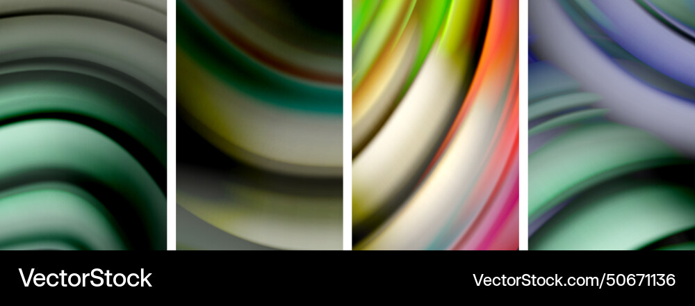 Blurred color line backgrounds Royalty Free Vector Image
