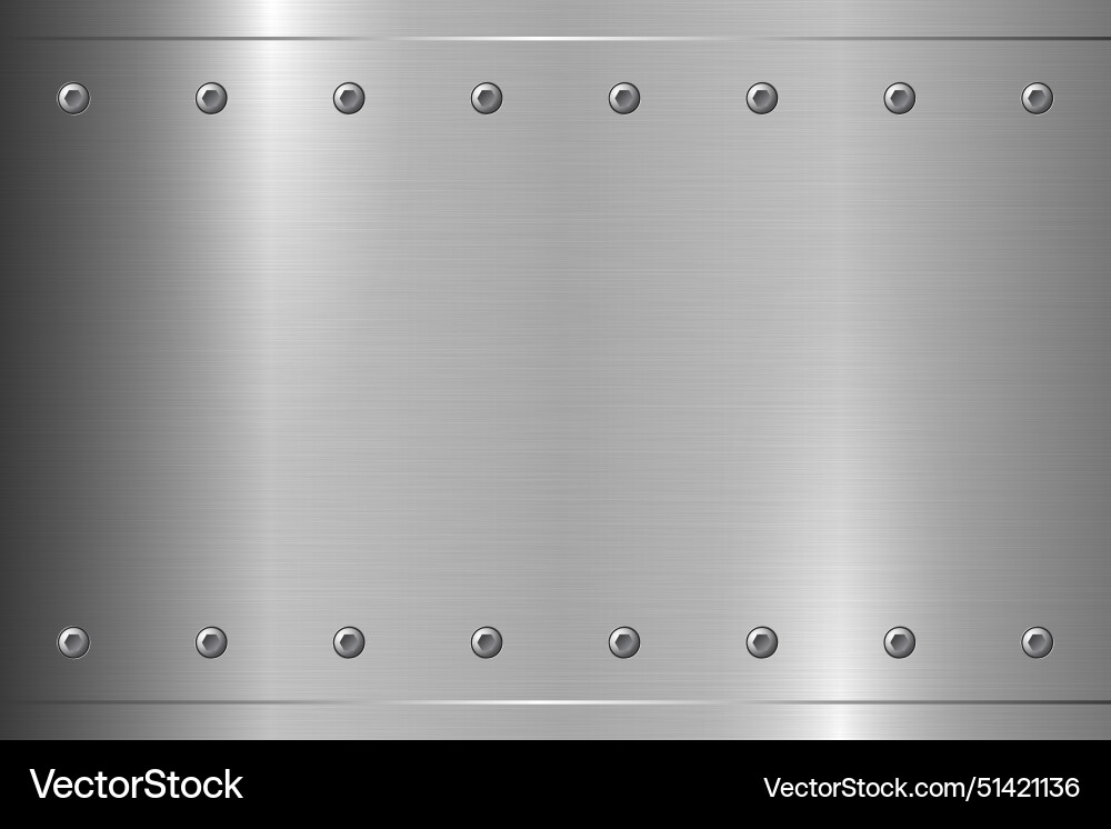 Gray iron polished background metallic Royalty Free Vector