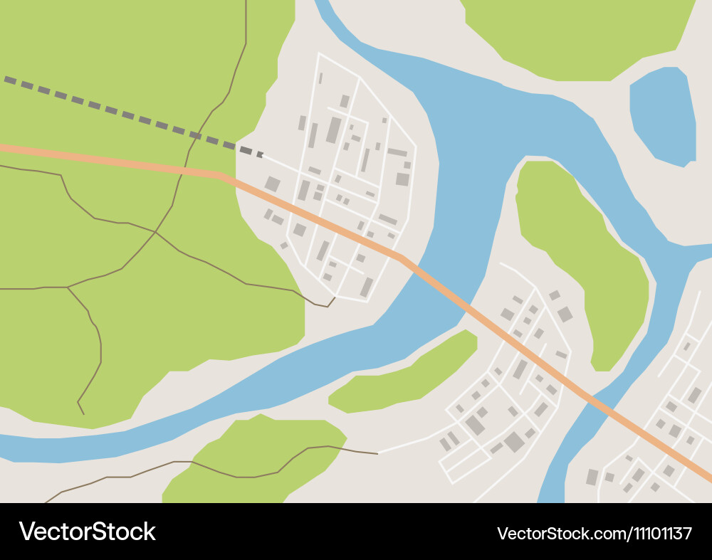 Geographical map Royalty Free Vector Image - VectorStock