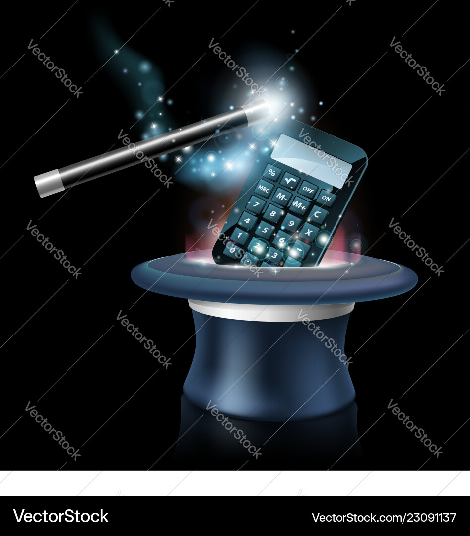Magic math concept Royalty Free Vector Image - VectorStock