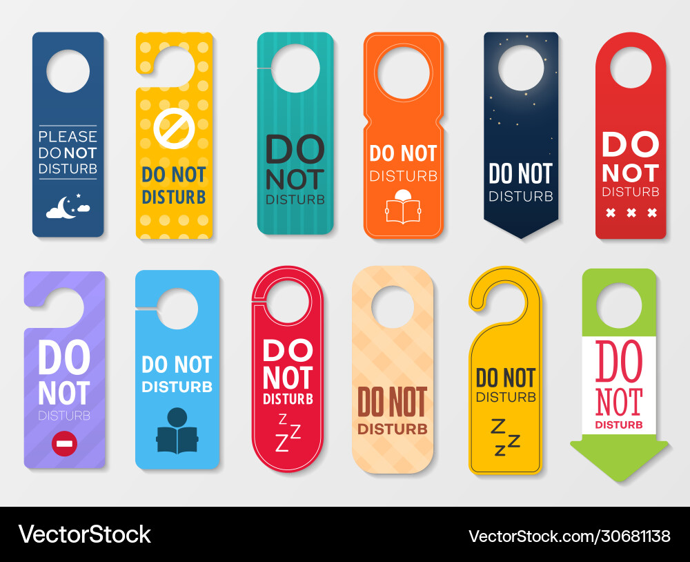 Do Not Disturb Sign Hotel